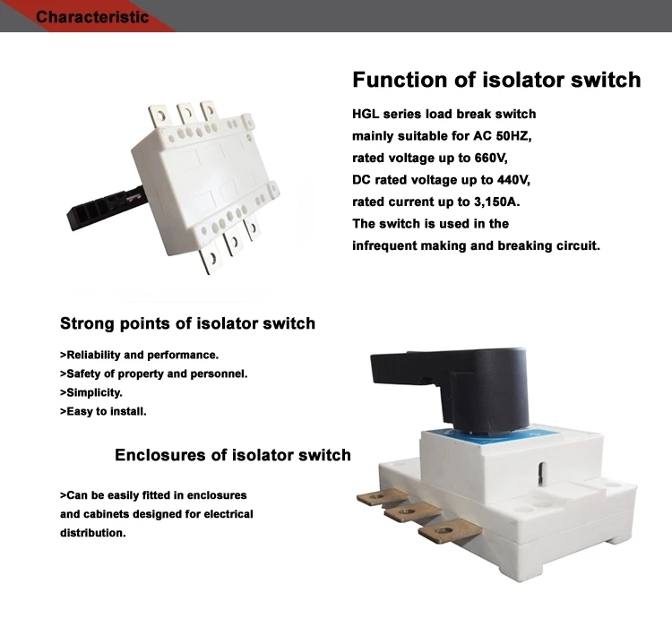 Hot Selling Product Solar Dc Isolator Switch 160a - Buy Isolator Switch ...