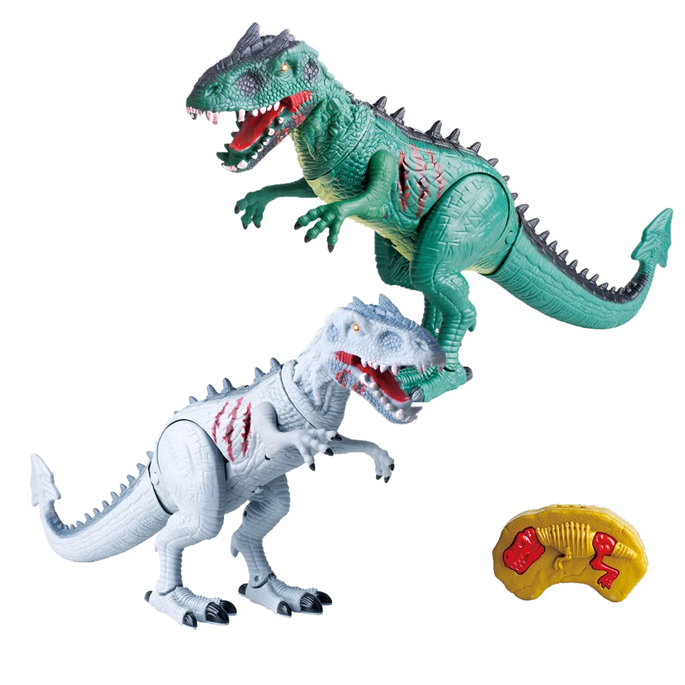 Infra-red Remote Control Model Toy Head Shake Rc Dinosaur with Light ...