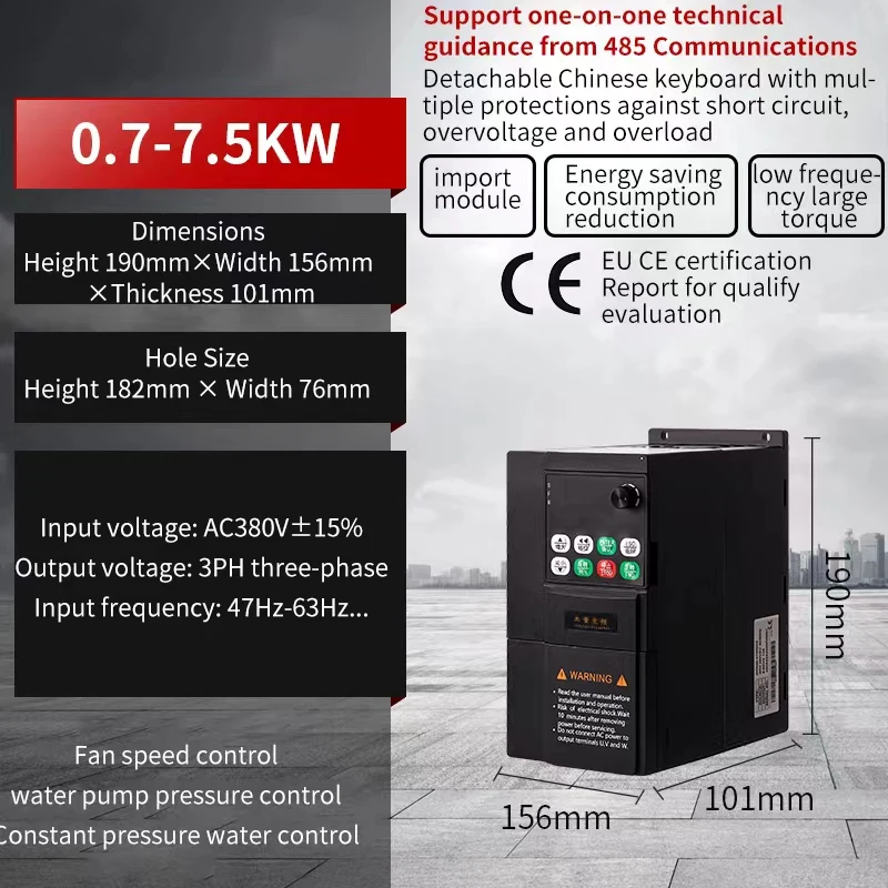 1.5kw Delta Vfd Ms300 Inverter Vfd4a2ms43ansaa Vfd Single Phase Output Invt Best Selling Ac Vfd ...