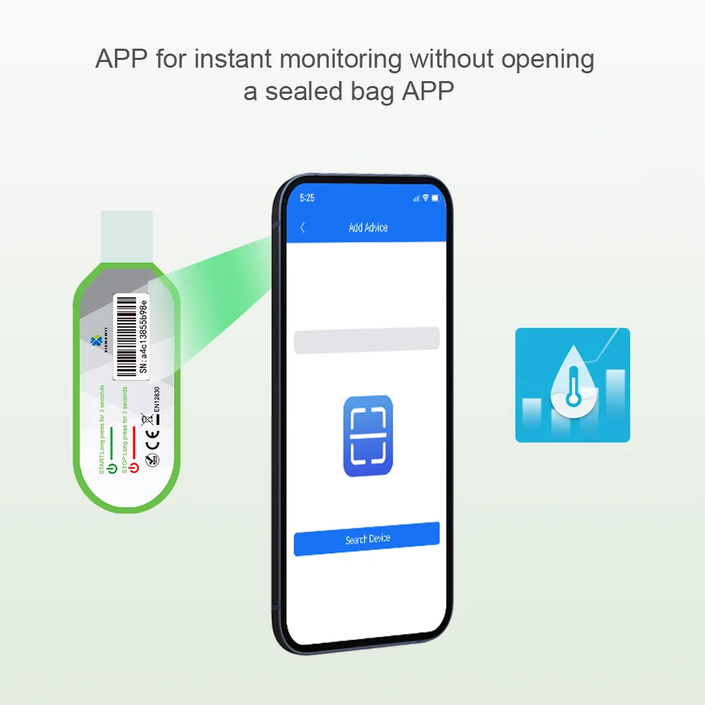 New Launched Wireless Data Logger Temperature Data Logger Usb and Blue ...