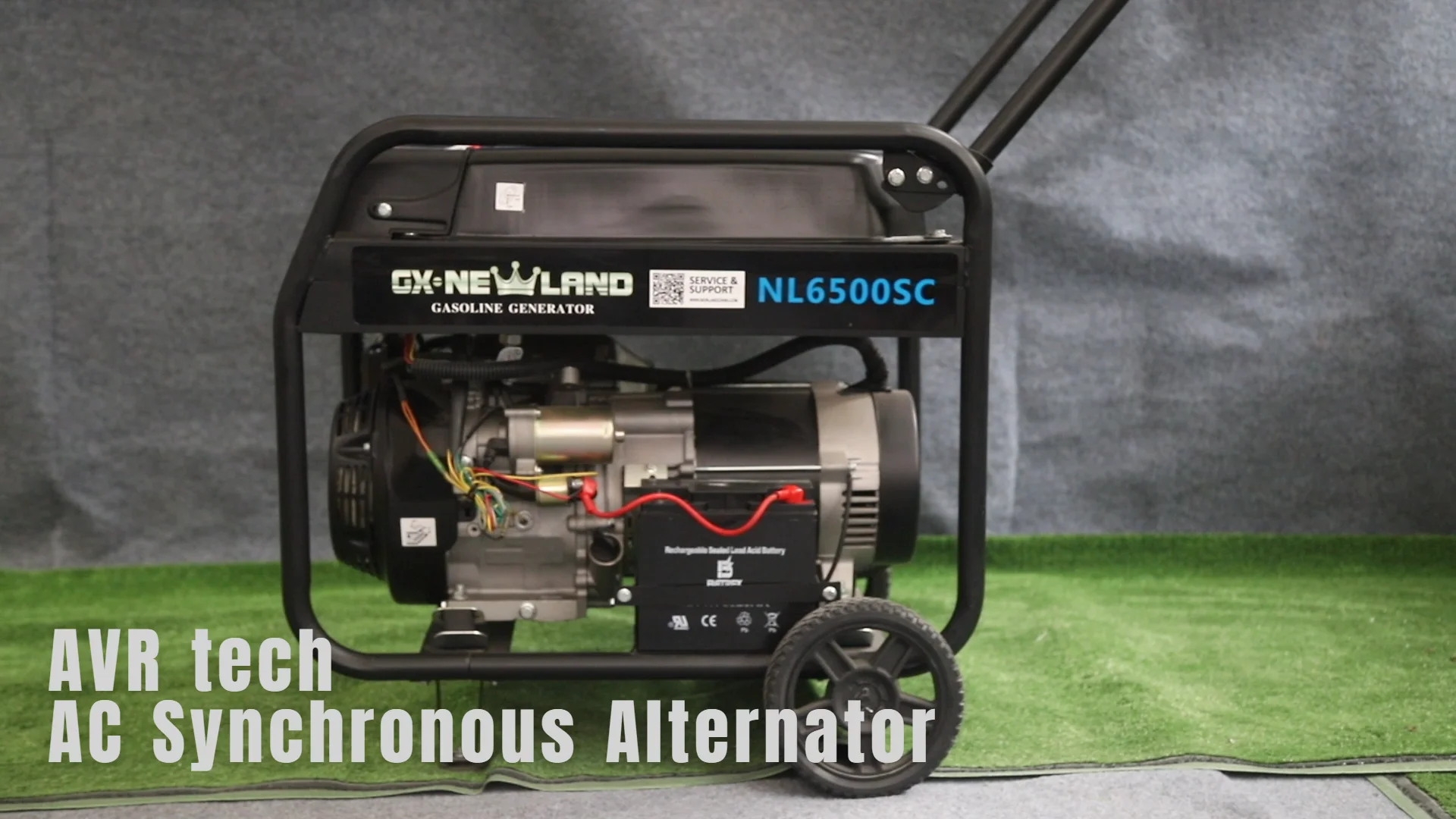 5kw 5kva Best 6500 220v Electricity Easy Start Single Phase Gasoline ...