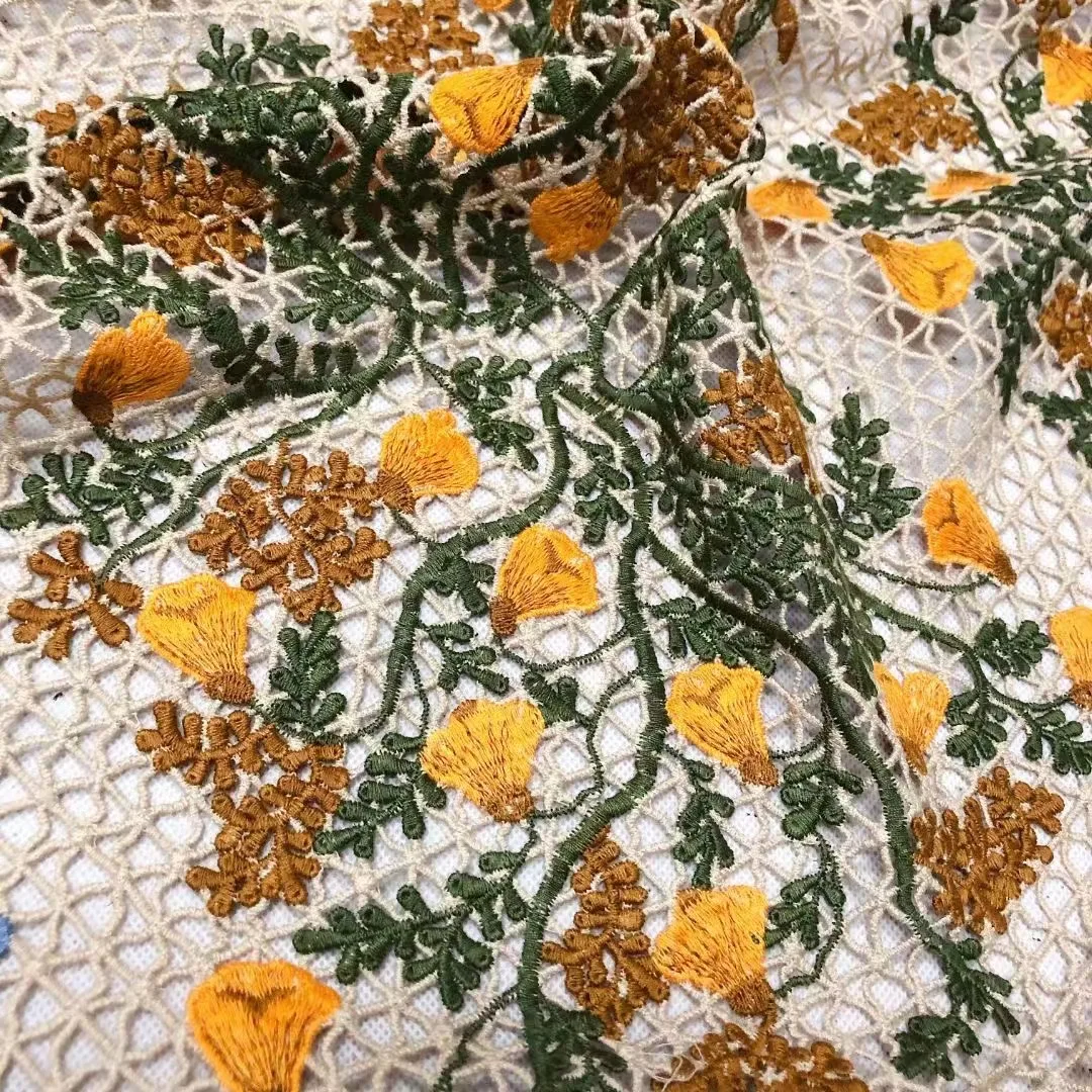 Indonesia Lace Brokat Kebaya Flower Fabric - Buy Dantel Fabric Lace ...