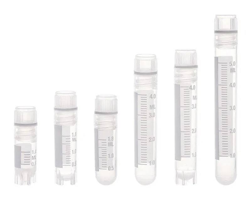 Lab Cryogenic 1.8ml 2ml Cryovail Cryo Tube Freezing Tube Cryotube External Thread Cryotubes With ...