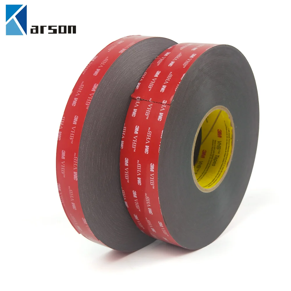 Alibaba.com: 3M 5925 VHB Acrylic Foam Double-Sided Tape, 30mm x 33m, Black, Waterproof and Heat ...