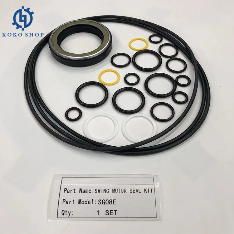 Oem Excavator Hydraulic Rotary Swing Motor Seal Kits Sg08e For ...