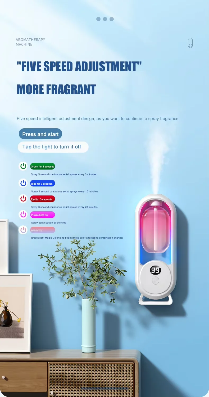 Smart Air Freshener - Aroma Diffuser for Homes & Hotels