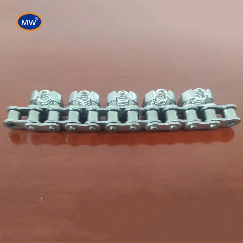 Standard 08b 10b Stainless Steel Gripper Conveyor Chain For Packing ...
