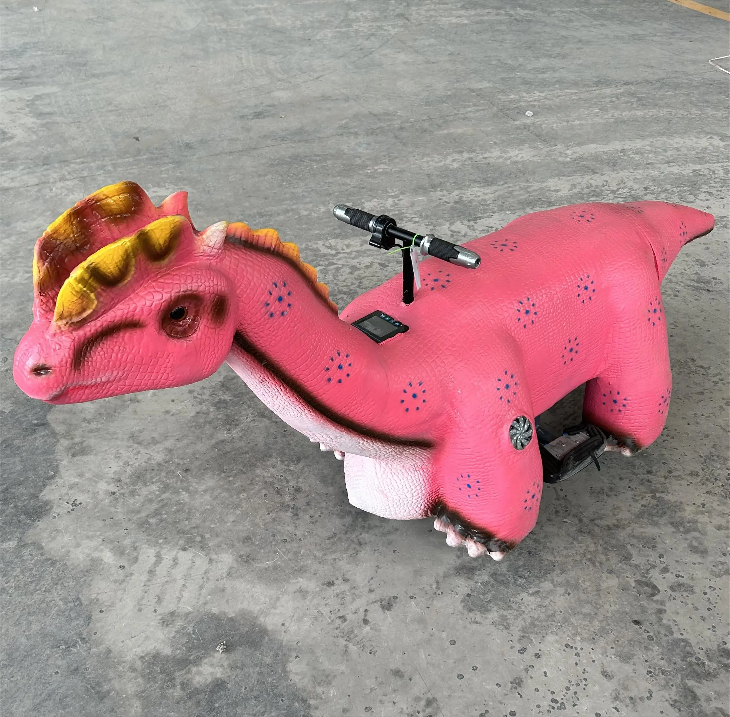 Token Coin Operated Electric Dinosaur Ride Car - Fun & Education