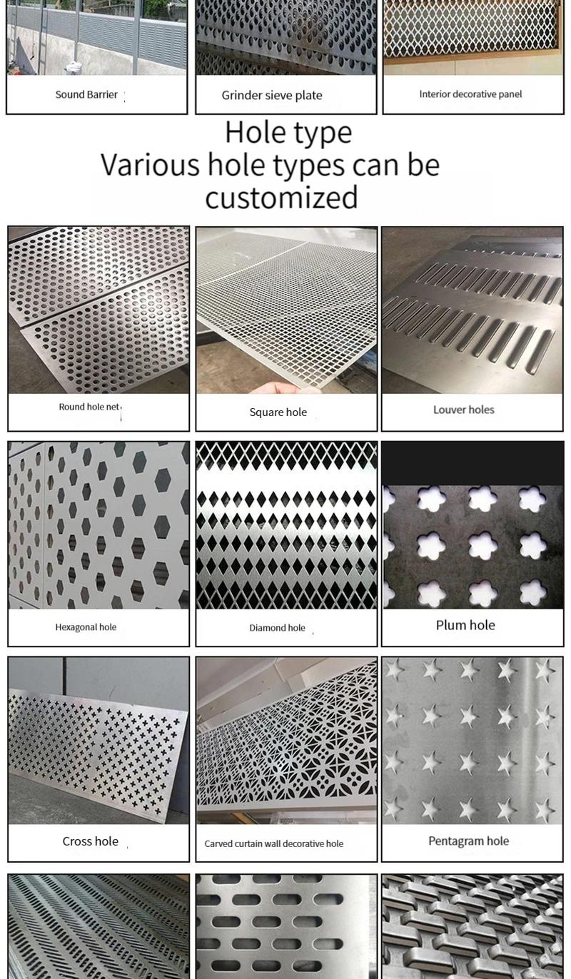 Perforated Metal Sheet Platepunching Meshperforated Meshflexible ...