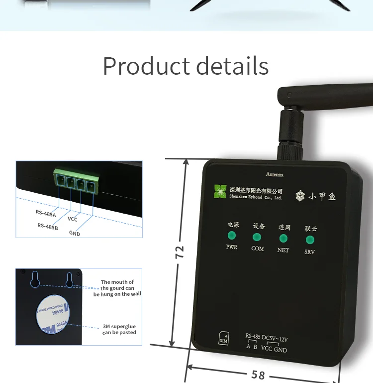 Datalogger Modbus - Smart Cloud IOT Module for Telemetry