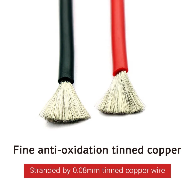 Super Soft Silicone Rubber Wire 12awg Flexible Tinned Copper Wire For Rc Car Lipo Battery Diy ...