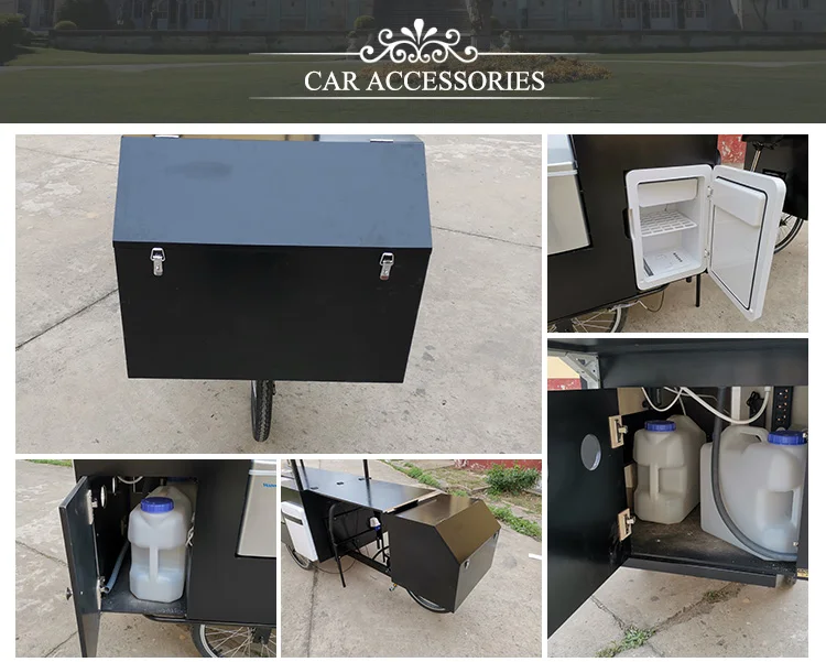 Mobile Coffee Trike - Electric Food Trolley with Style