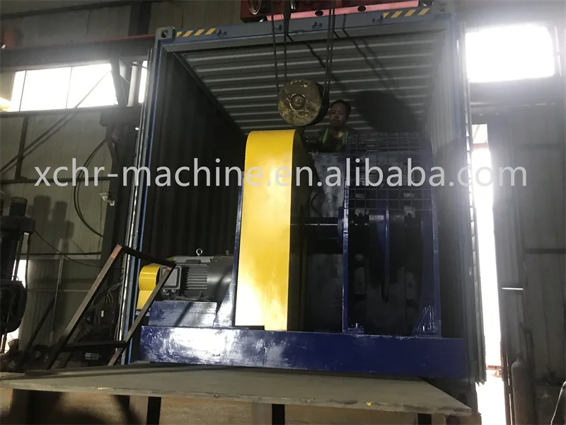 Single Hook Double Hooks Tyre Wire Drawing Machine Waste Tire Rim Steel ...