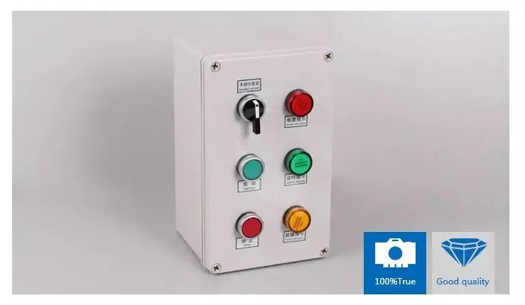 SAIPWELL Plastic Push Button Box Electrical Control Station Waterproof ...