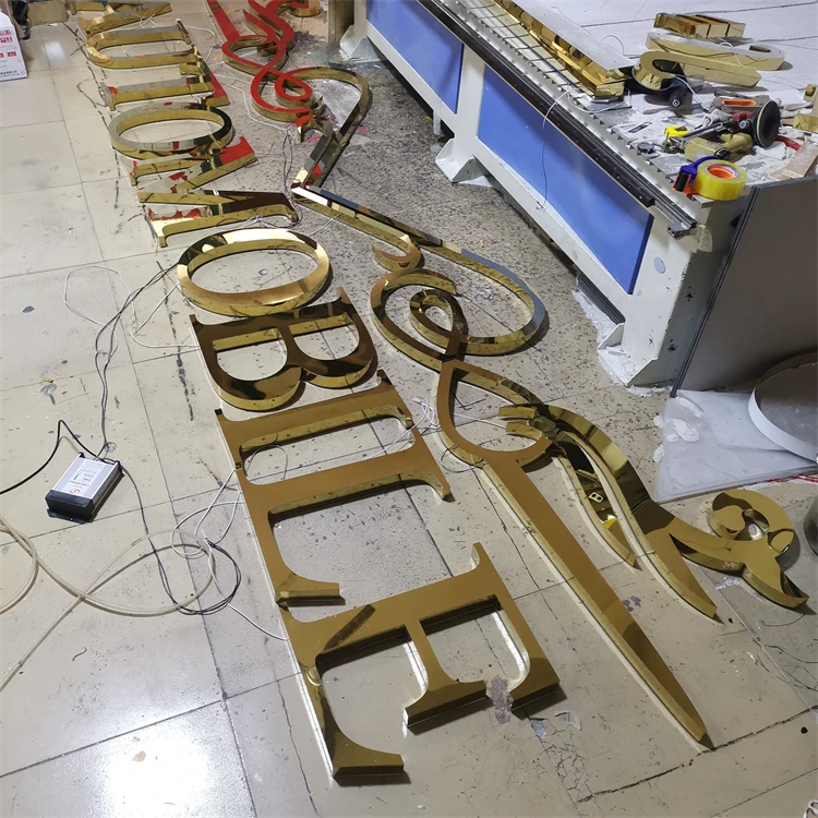 Customized Led Commercial Sign Logo Letters 3d Led Outdoor Building ...