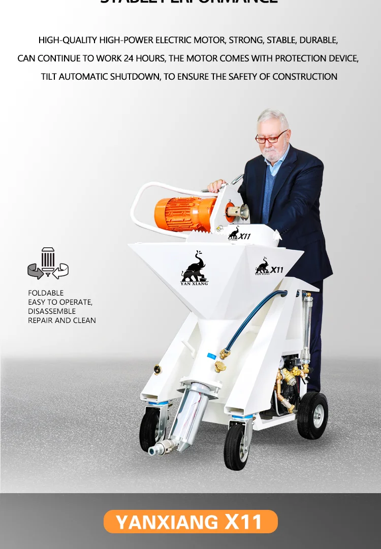 X11 Fully Automatic Cement Spraying Machine,Wall Plastering Machine ...