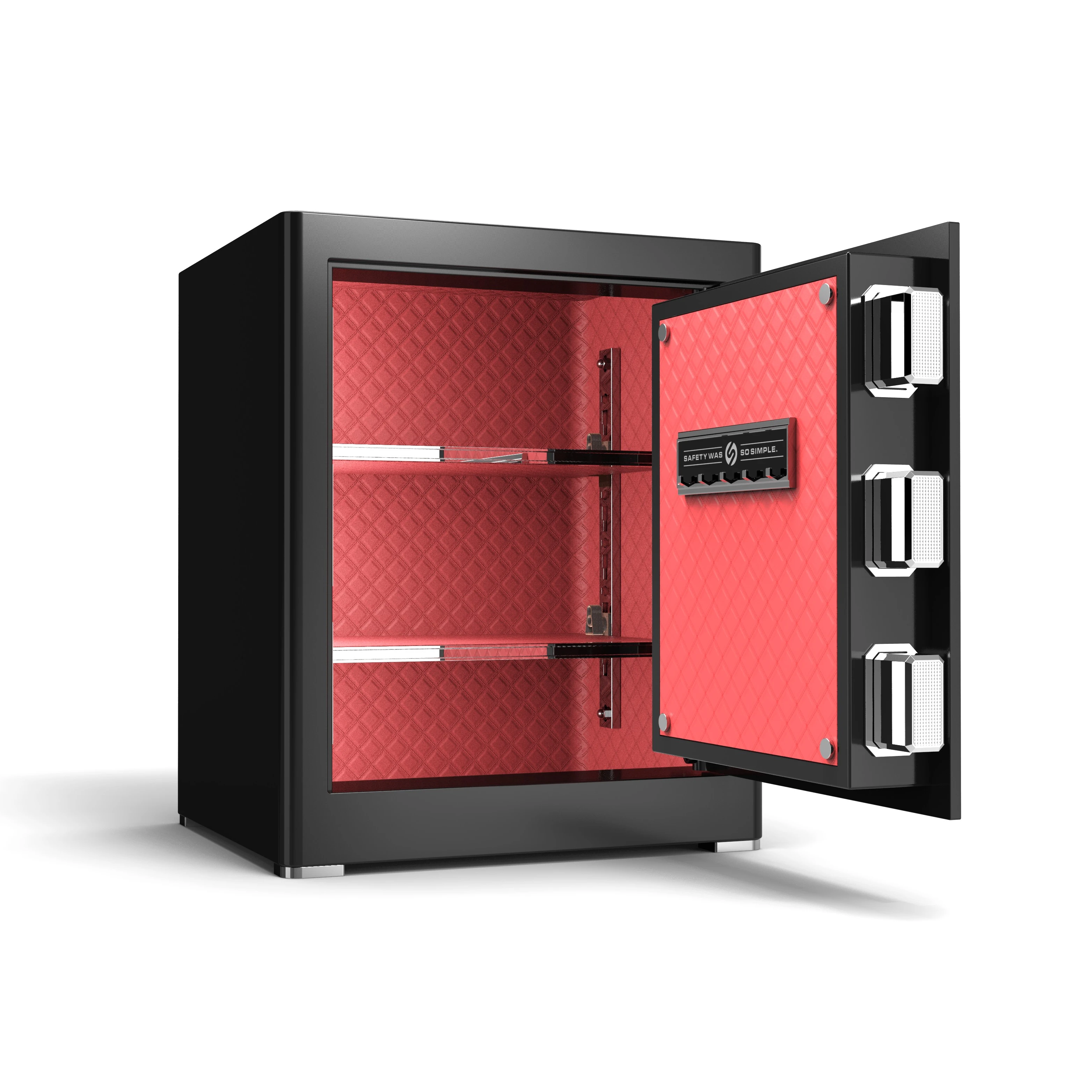 Steel Security Biometric Digital Money Safe Box Fingerprint Home Hotel ...