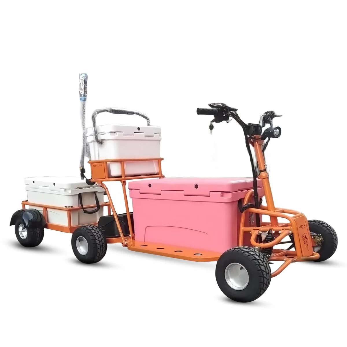 4000W 4WD Electric Scooter with 75QT Stainless Steel Cooler Box Durable ...