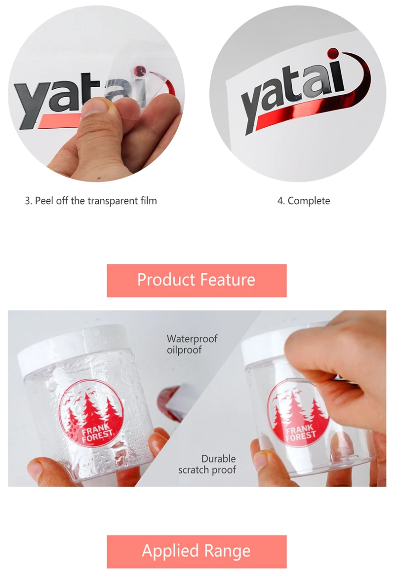 Custom Vinyl Transfer Stickers - Metal & UV DTF Transfers