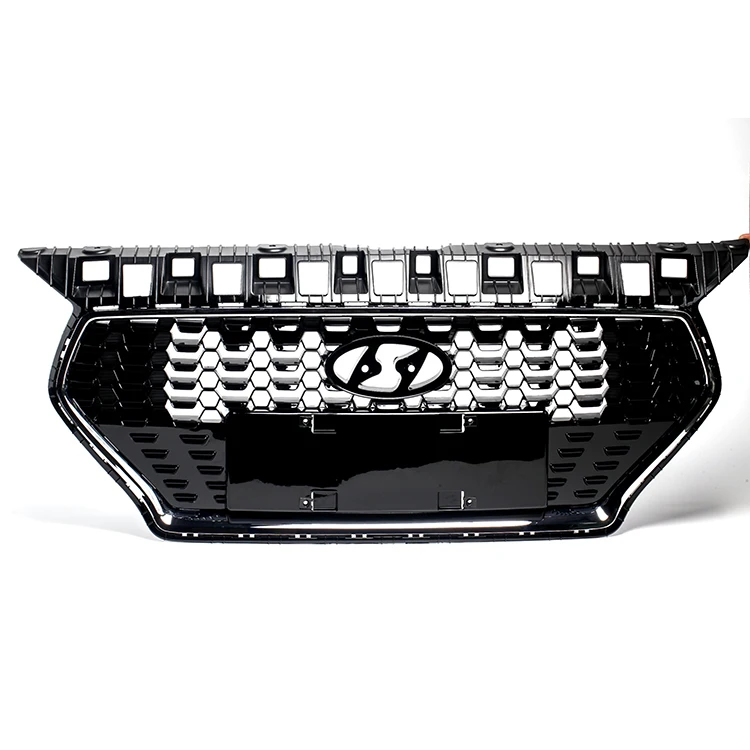 High Gloss Paint Car Front Bumper Lower Center Grille Middle Grille ...