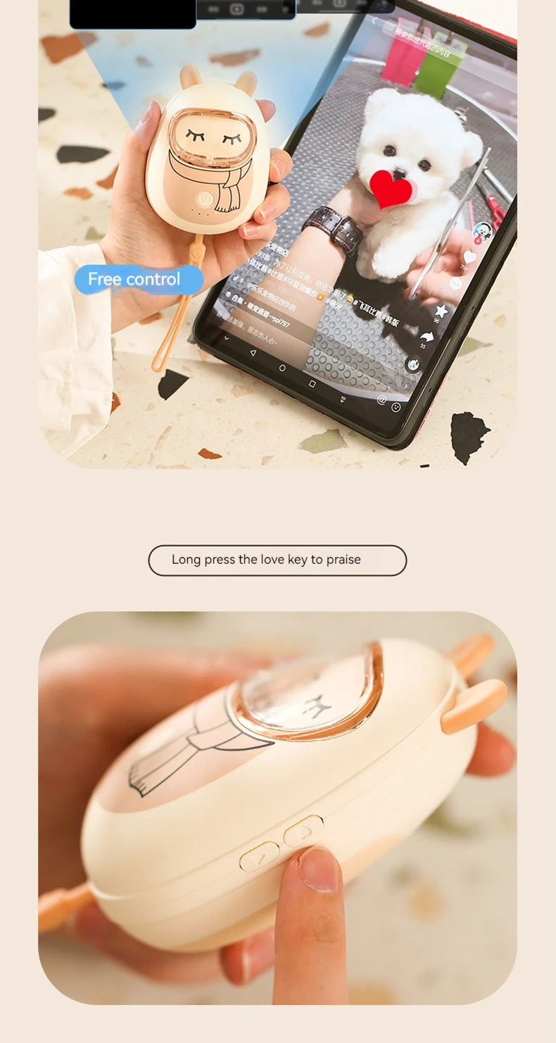 Hand Warmer 2 In 1 Portable Usb Power Bank Rechargeable Warmer Electric ...