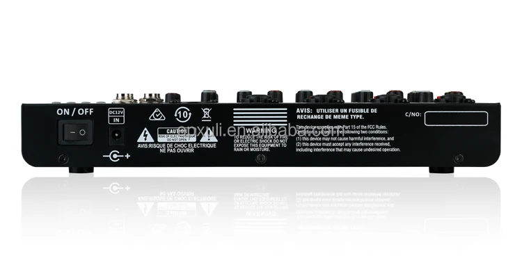 MS04DSP-U Professional 4-Channel EQ Audio Mixer with 16DSP Effects for ...
