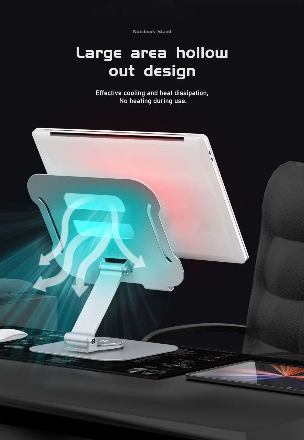 Foldable Macbook Laptop Stand Adjustable Laptop Stand Aluminium ...