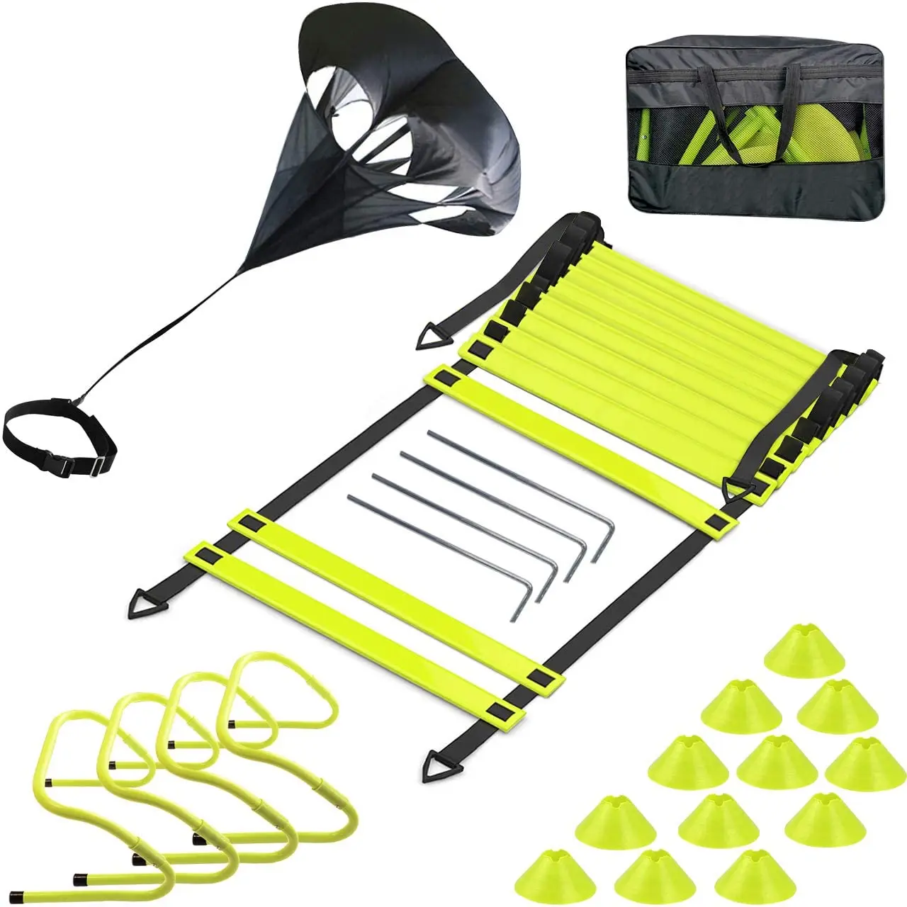 ZJFIT Football Agility Cones - Enhance Training Efficiency