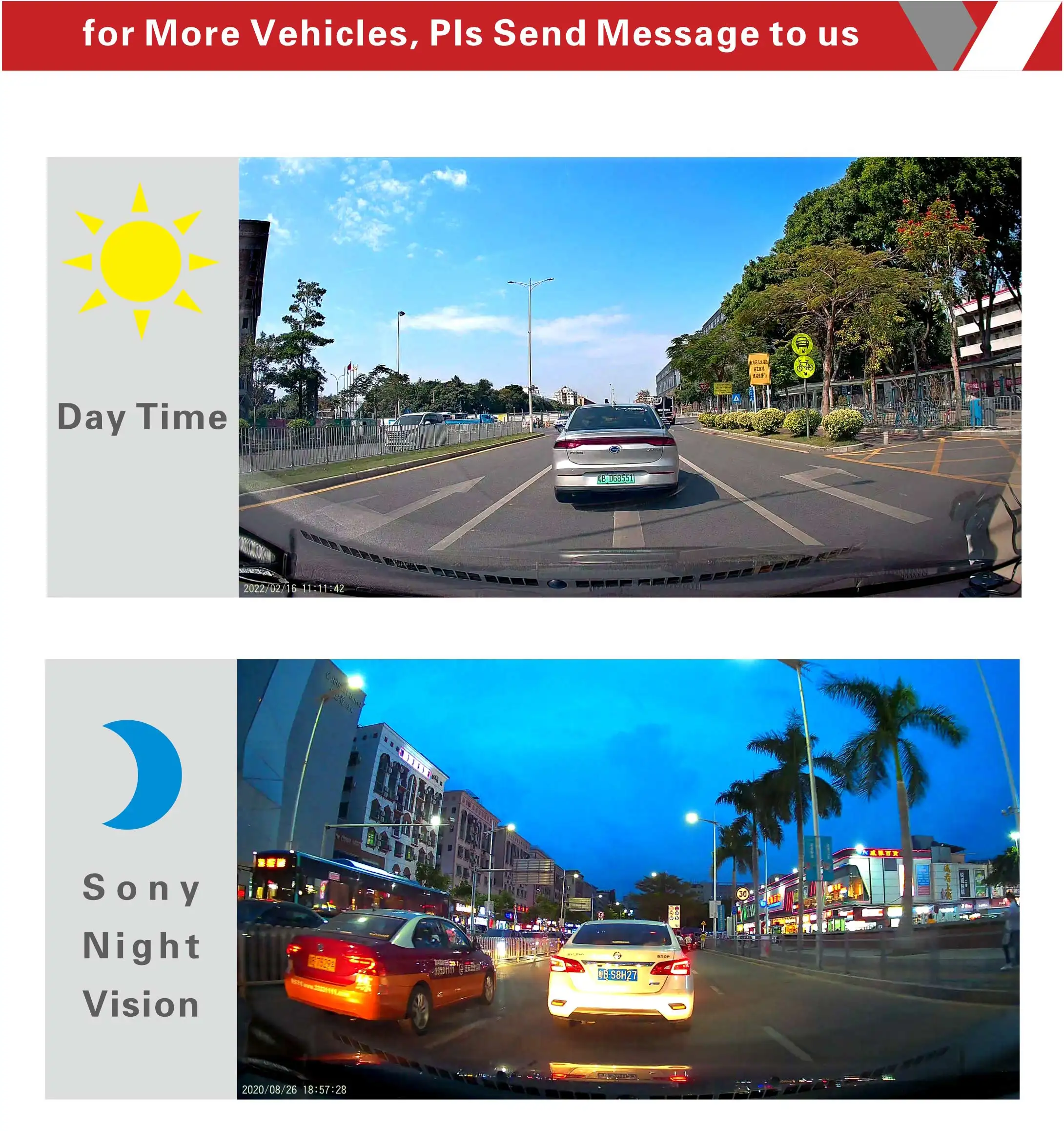 Novatek 4 Channel Car Camera Dash Cam Night Vision 2k Front And Rear ...