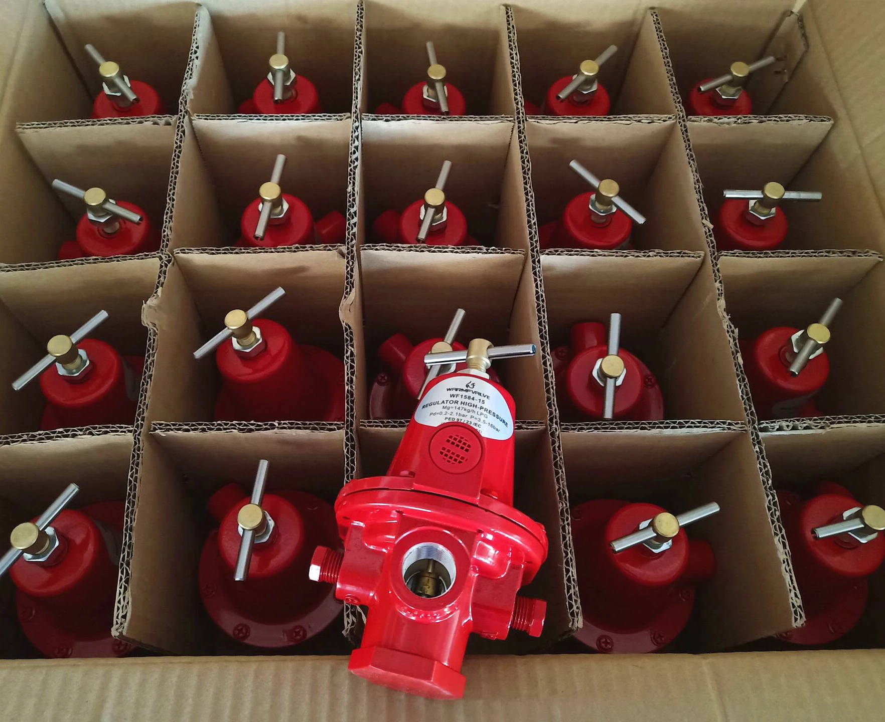 First Stage High Pressure 16bar 232psi Gas Reducing Regulators And ...