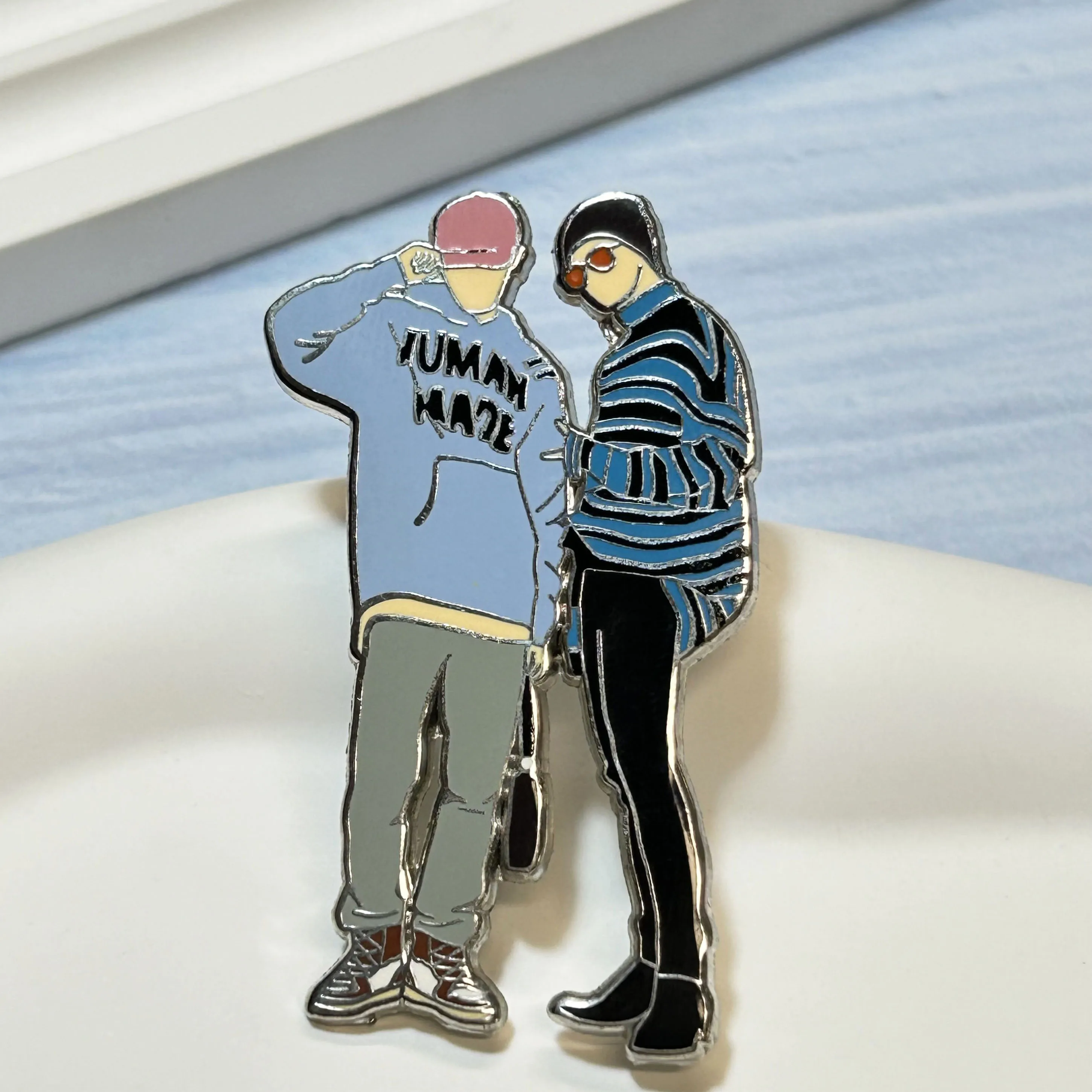 Wholesale Pins Anime Characters Design Lapel Custom Dyed Black Plated ...