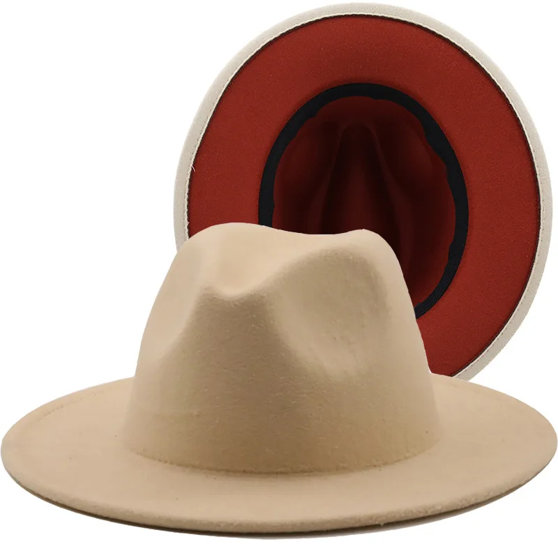 High Quality Custom Multiple Colors Top Hat Fedora Hats Felt Tonal ...