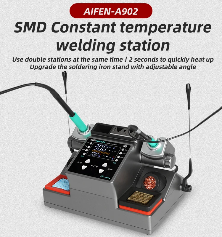 Aifen A902 Dual Soldering Iron Soldering Station Mobile Phone ...