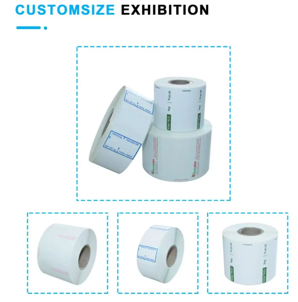 Thermal Printer Sticker Use Shipping Labels Barcode Black Waybill - Buy ...