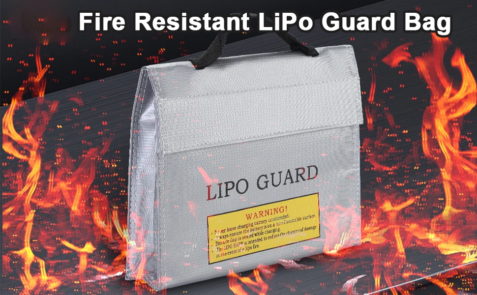 YHX Fireproof & Explosion-Proof Safe Guard Bag for RC Lipo Battery ...