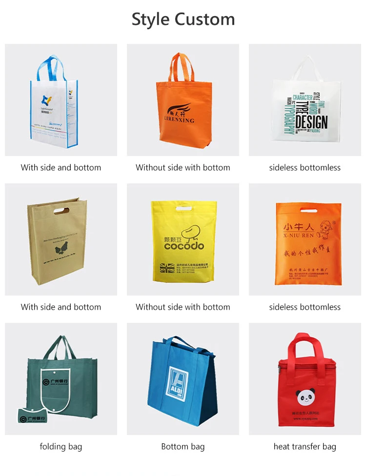 Custom Print Eco Reusable Supermarket Grocery Promotion Shopping Non ...