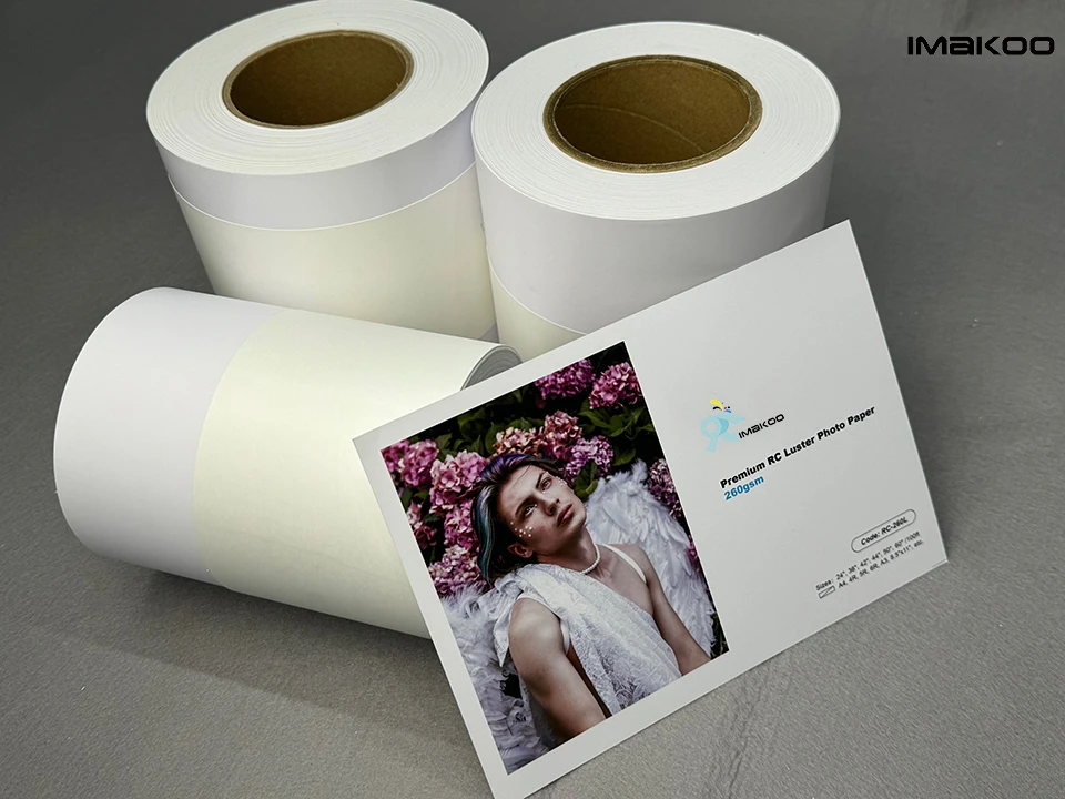 260gsm Aqueous Rc Inkjet Dry Lab Minilab Photo Paper Luster For ...