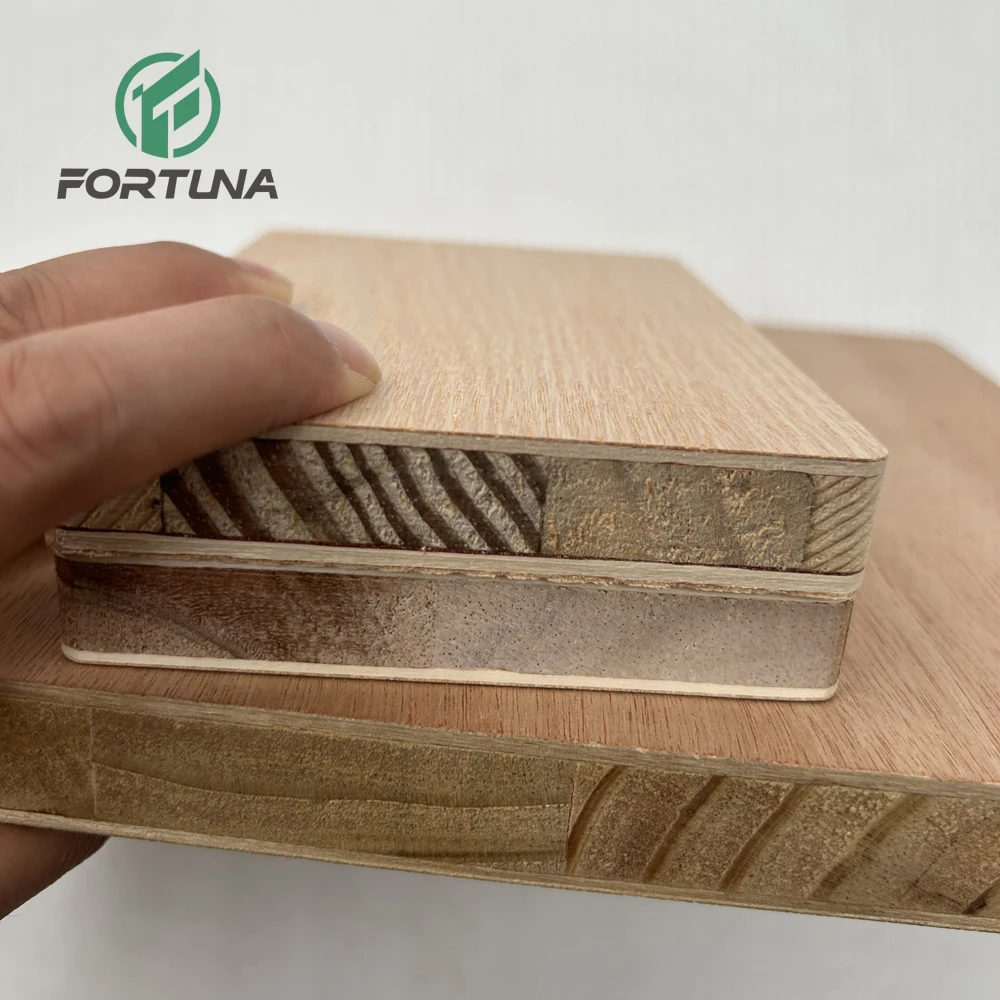 Solid Paulownia Pine Falcata Core Block Board Finger Joint Board 18mm ...