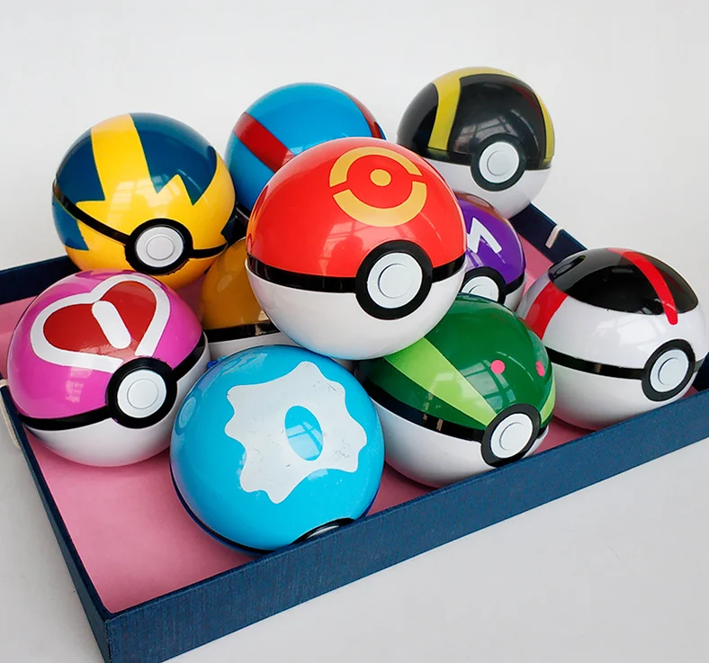 Wholesale Capsule Toys 5 cm Plastic Poke-mon Ball With Cartoon Poke-mon ...