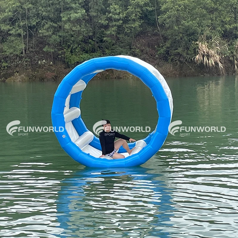 0.9mm Pvc Commercial Floating Toys Inflatable Water Walking Hot Wheel ...