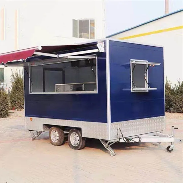 2023 Drivable Crepe Trailer Food Truck Cafe For Sale Transport Trailer ...