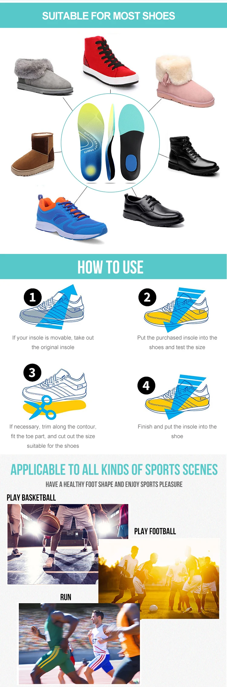 99insole Eva Orthopedic Heel Protected Hard Arch Wholesale Men O/x Leg ...