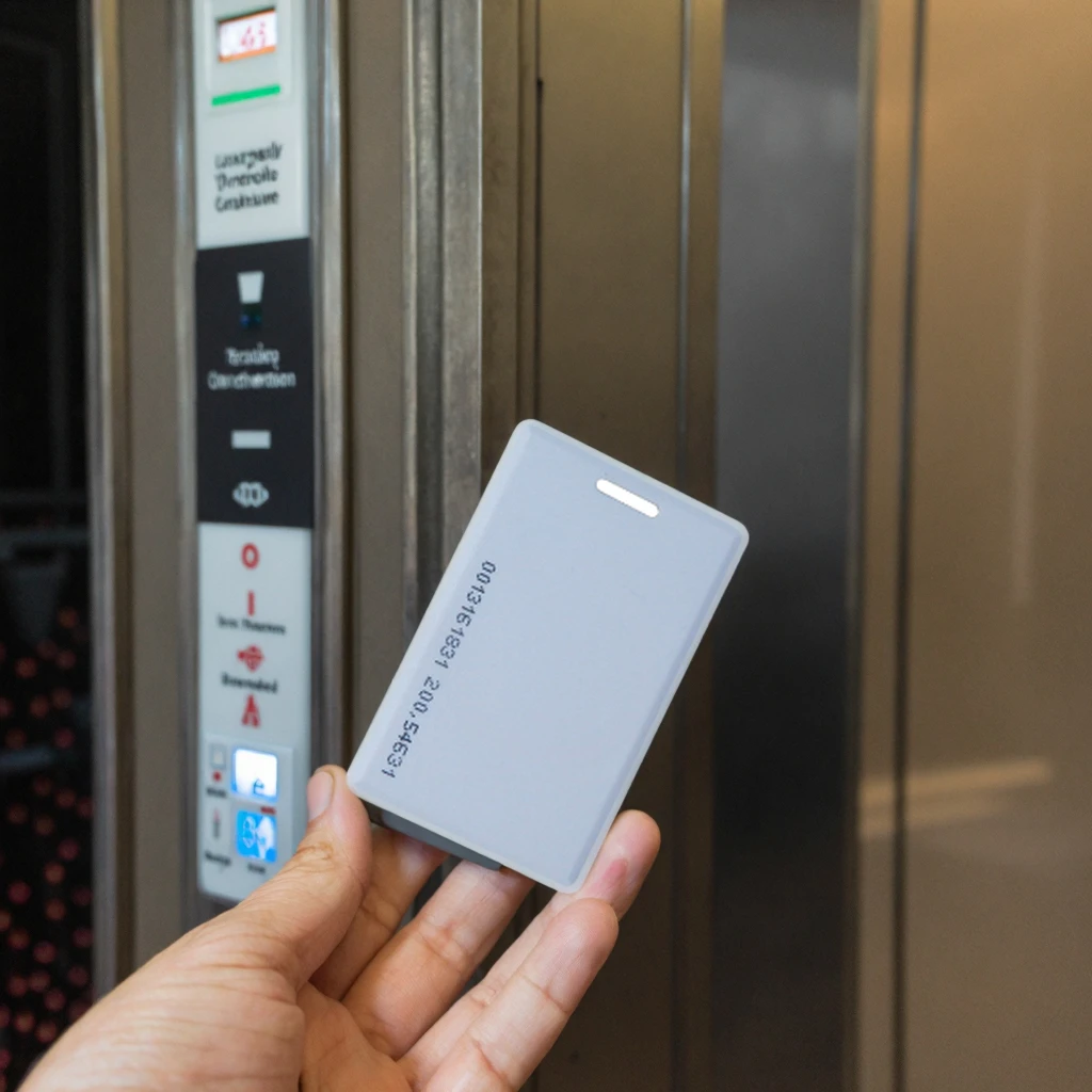 Access Control Cards Weatherproof RFID Lock Door Smart Luxurious PVC ...