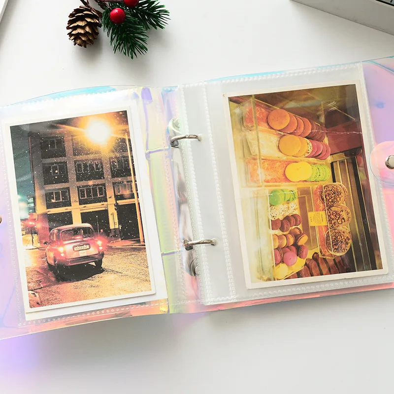 2x3 4x6 Inch Photo Album - Mini Transparent Laser Binder
