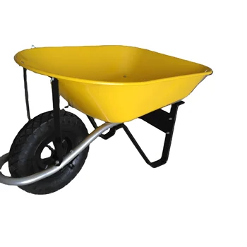 Blue Color Wheel Barrow Wheelbarrow For Transport Of Goods Metal ...