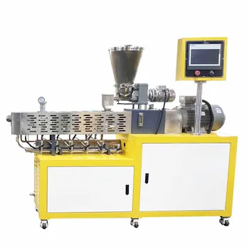 Small Lab Scale Twin Screw Plastic Extruder For Granules Masterbatch ...