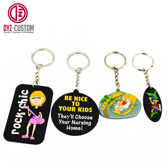 Ear Shape Silicone Keychain - Creative Promotional Gift