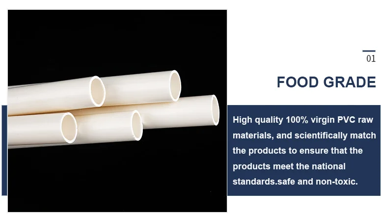 High Quality Plastic PVC Pipe for Water Supply - ISO9001