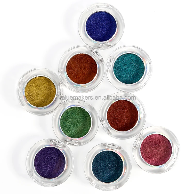 OEM ODM Multi Chrome Eyeshadow 9 Colors Holographic Eyeshadow