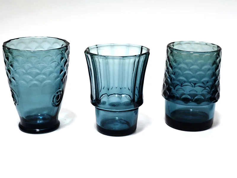 Factory New Design Set Of 4 Fish Stackable Set Glassware Koi Set For ...